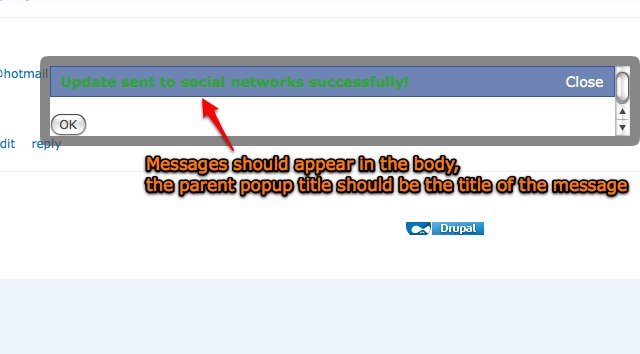 Messages inside the popup body instead of the title [#528342] | Drupal.org