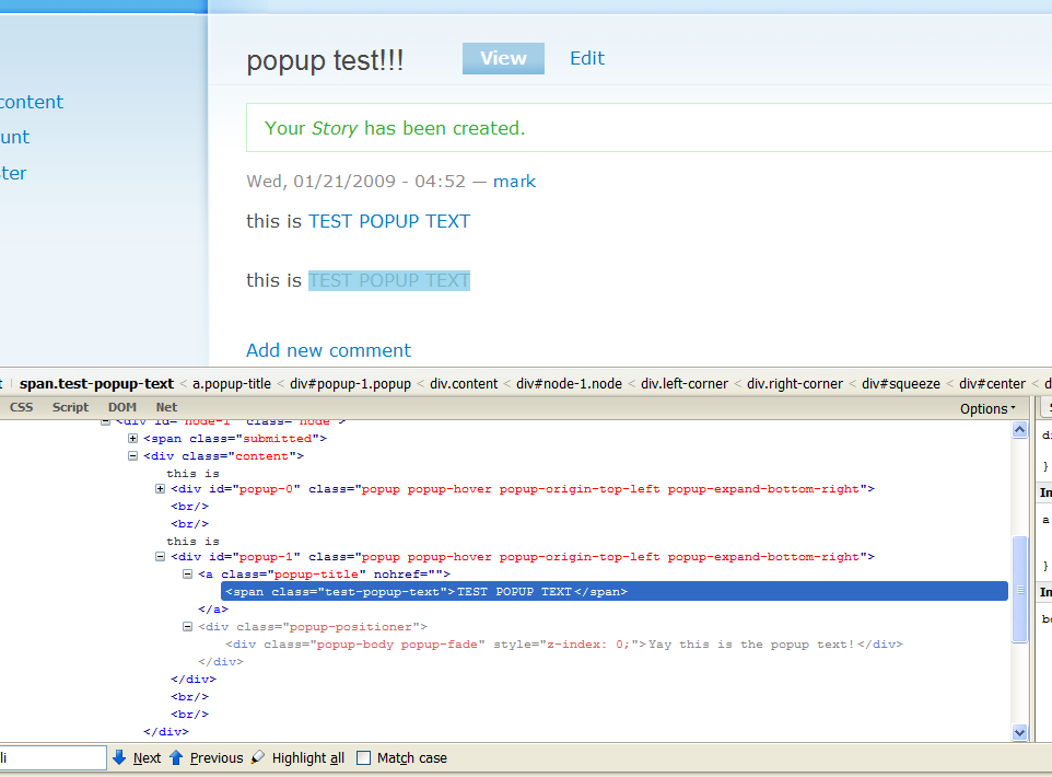 Working? [#361869] | Drupal.org