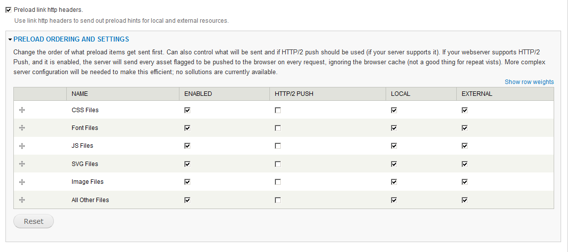Add Link preload headers to support HTTP/2 Server Push [#2801623] | Drupal.org