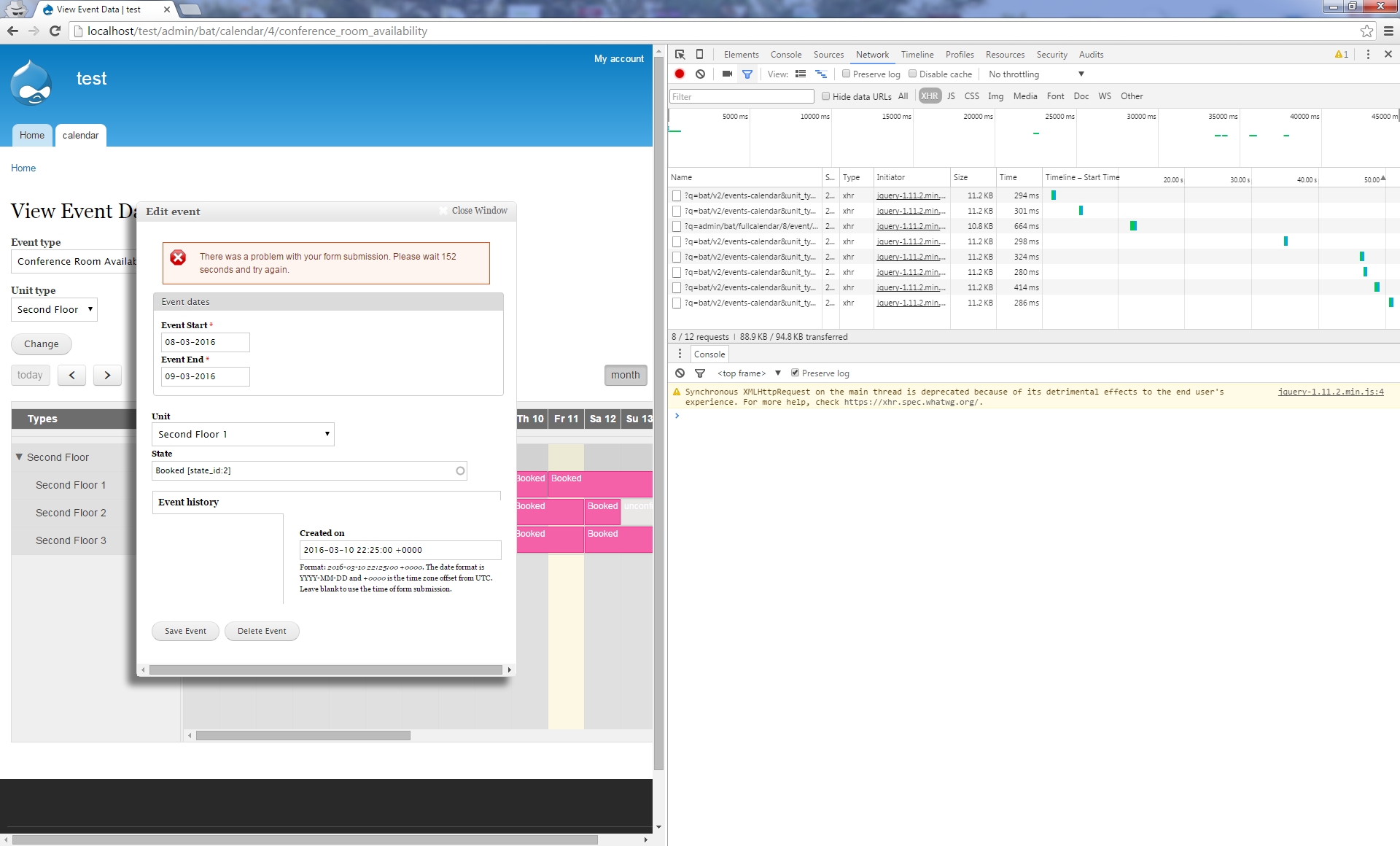 Please wait "n" second and try again problem. [#2686255] | Drupal.org