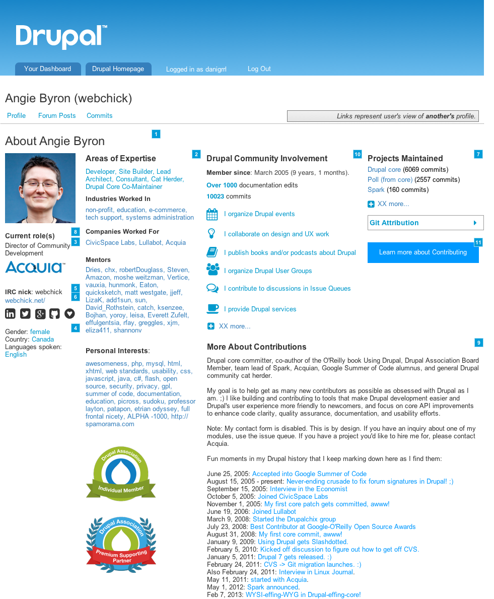 Make Drupal.org user profiles more robust [#2281763] | Drupal.org
