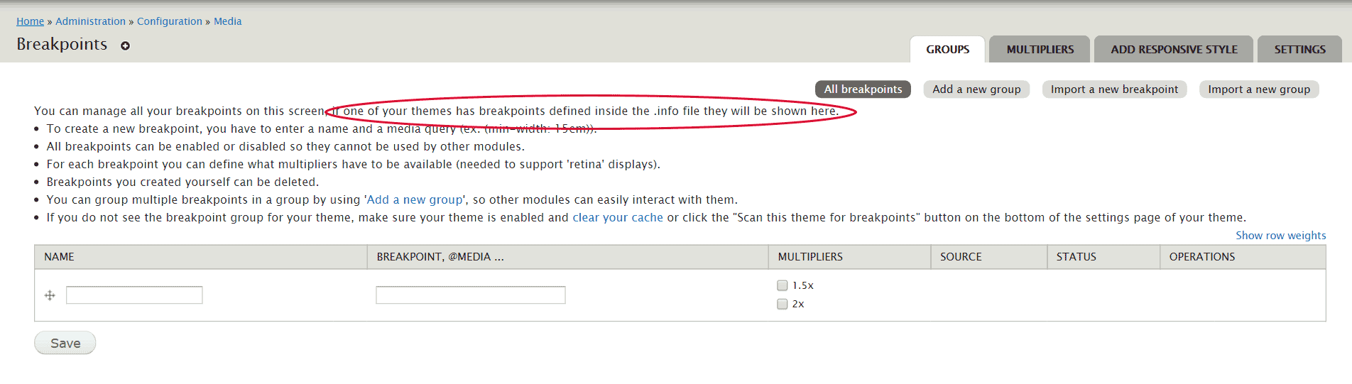 Is AT compatible with Breakpoints? [#2356331] | Drupal.org