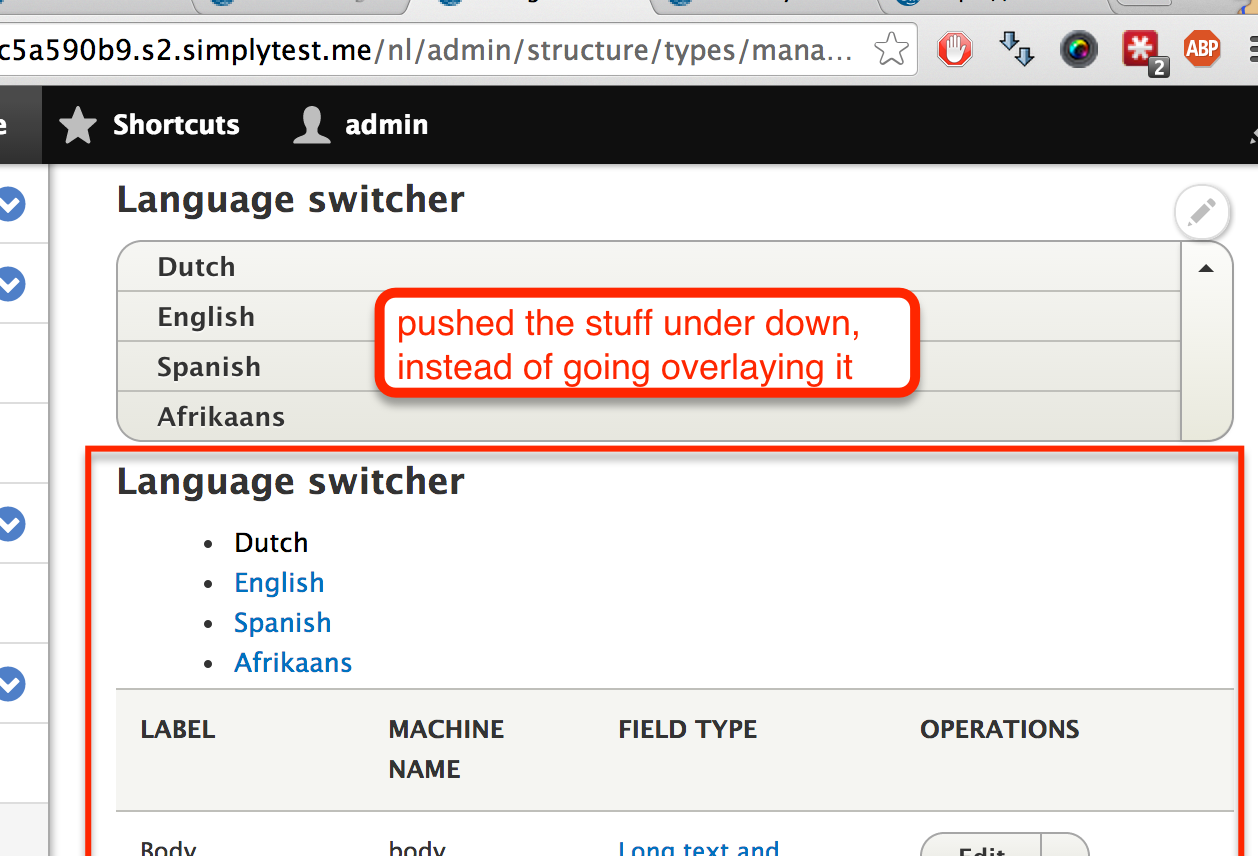Theme language switcher for seven theme [#1498880] | Drupal.org