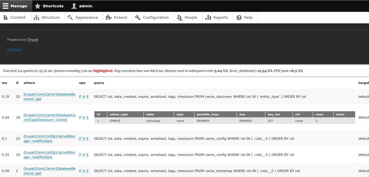 Use html table for query log and remove unproper usage of theme functions [#2505659] | Drupal.org