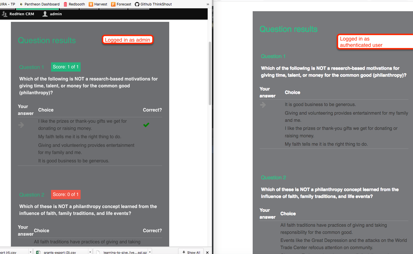 Question score not displaying for user [#2945464] | Drupal.org