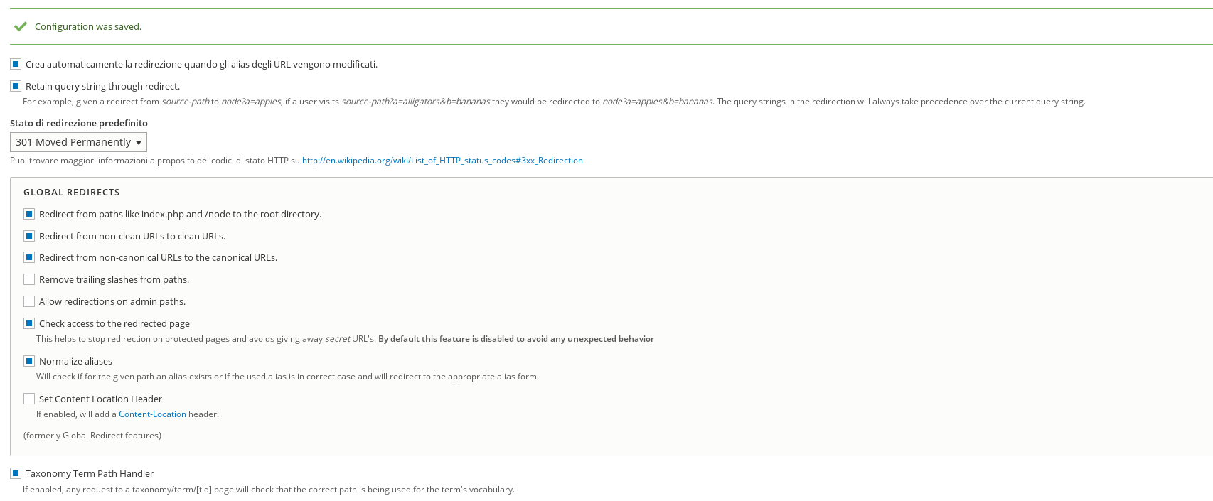 Redirect from non clean to clean url is not working [#2703587] | Drupal.org