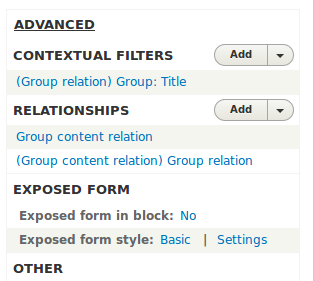 Unable to filter by using Group name on contextual filters [#2945852] | Drupal.org