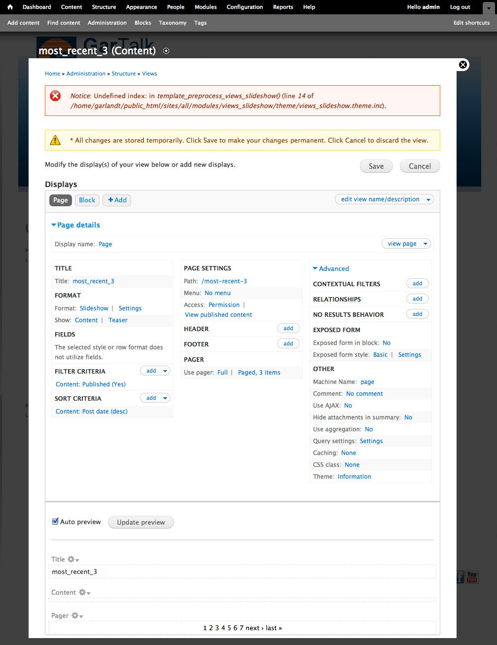 How to create a slideshow that'll display the most recent 3 posts ...