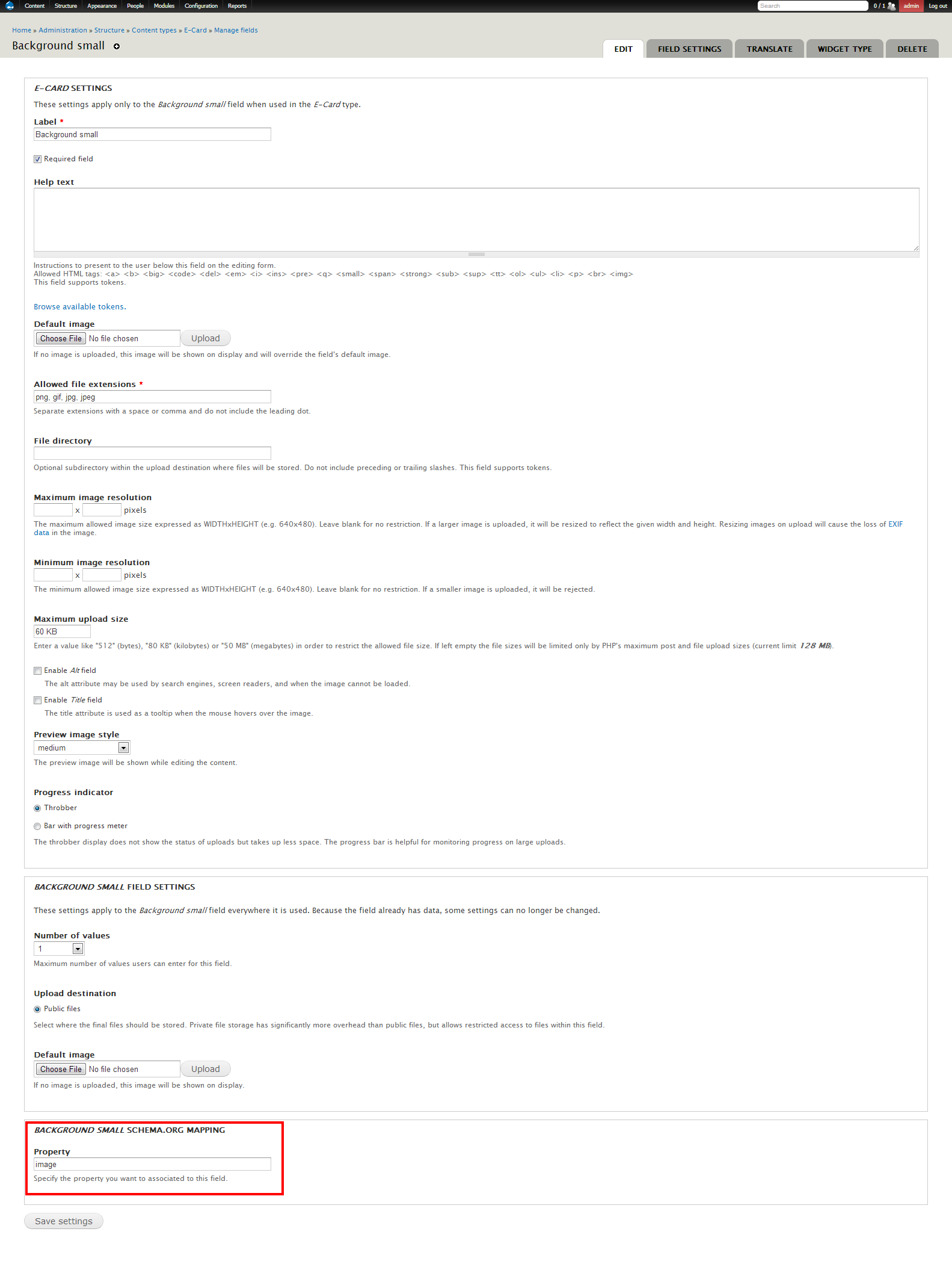 Can't get schema.org to work properly (schema:name missing from node output) [#2148633] | Drupal.org
