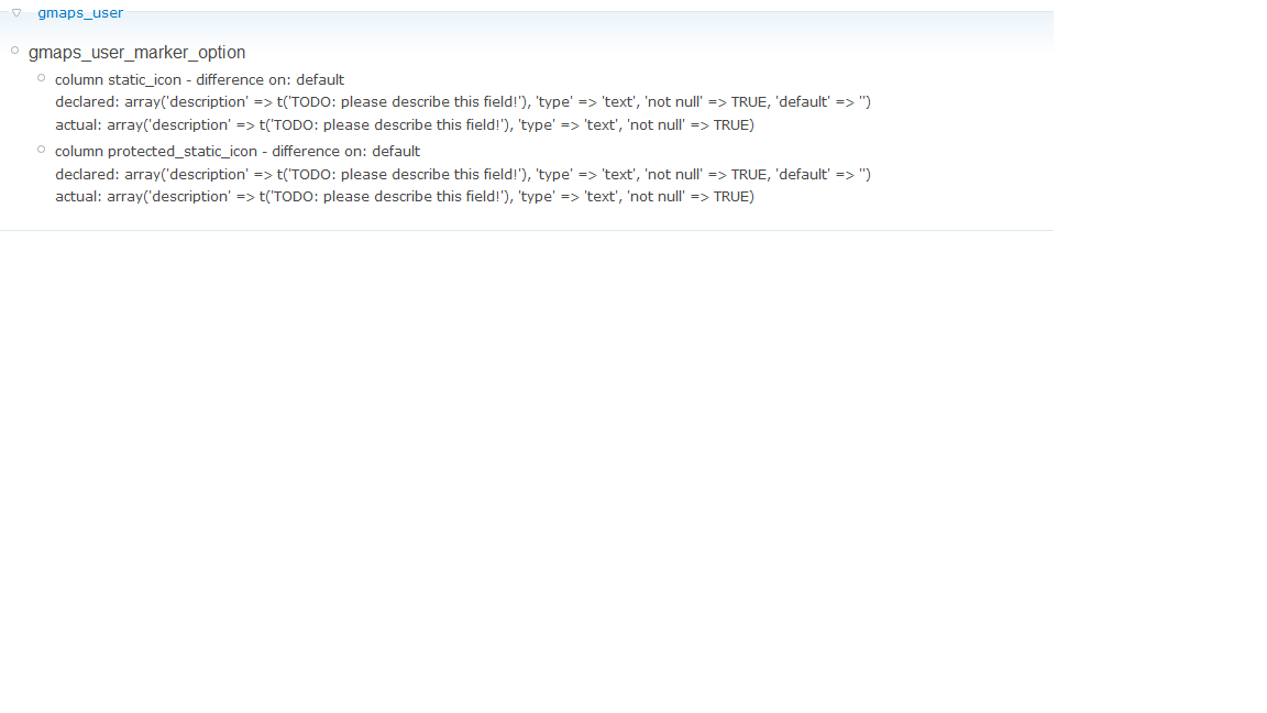 Table Gmaps User Marker Option Improper Default Values For Static Icon Protected Static Icon