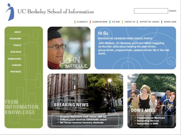 Styling: UC Berkeley school of Information [#49835] | Drupal.org