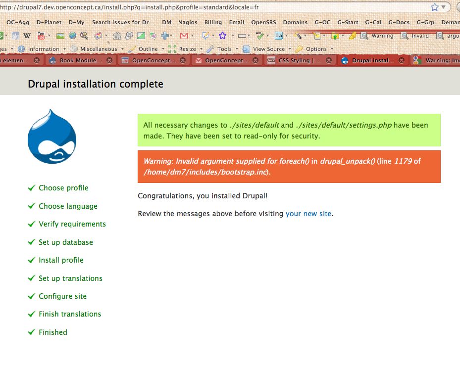 Warning: Invalid argument supplied for foreach() in drupal_unpack() [#755820] | Drupal.org