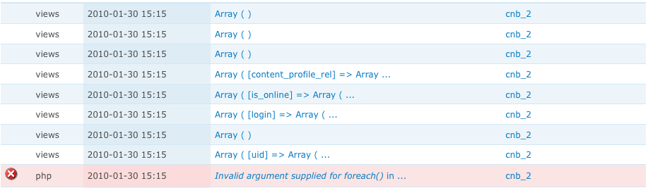 Invalid Argument In Viewspluginc On Line 667 On Default Views Only 697794 7616