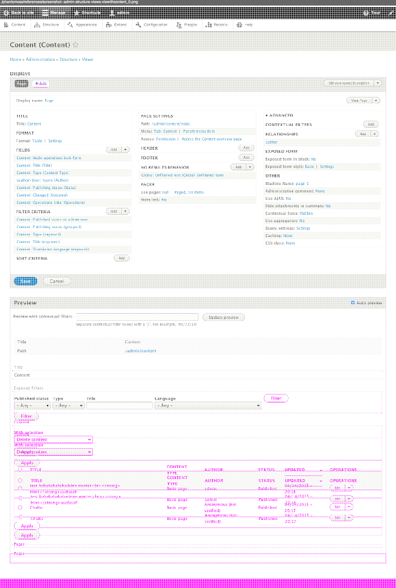 Rewrite Views UI CSS inline with our CSS standards - Part 1 [#2408525] | Drupal.org