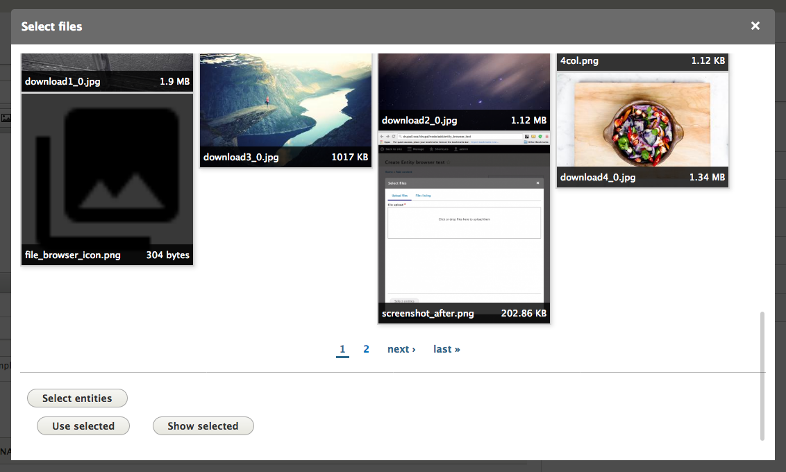 Views pager hidden in modal [#2826011] | Drupal.org