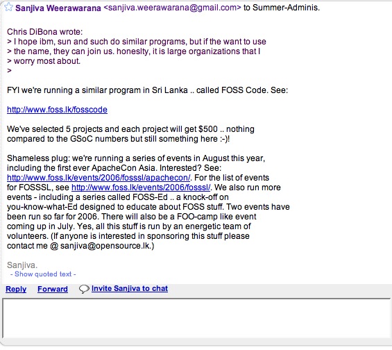 Support quoted text in collapsible fieldset [#68385] | Drupal.org