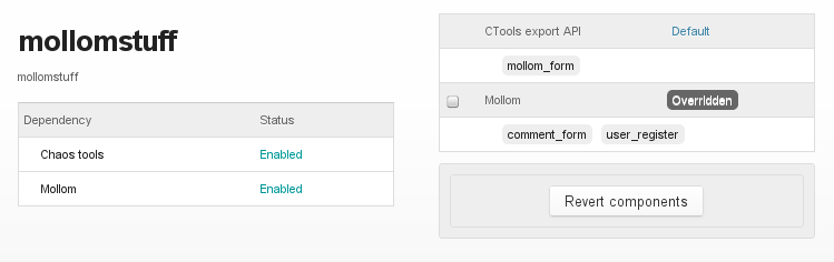 Provide exportables for Mollom forms [#717874] | Drupal.org