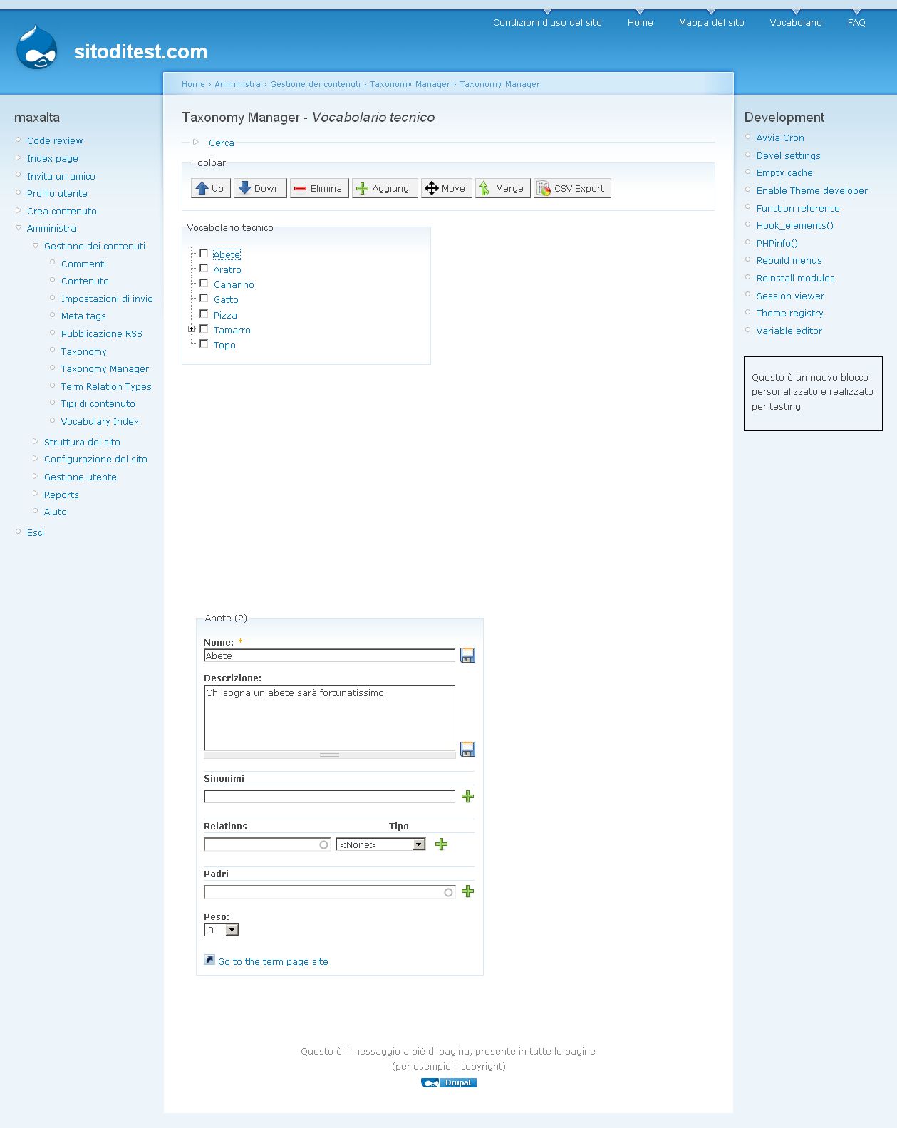 Clicking on a term related editing form doesn't appear [#291902] | Drupal.org