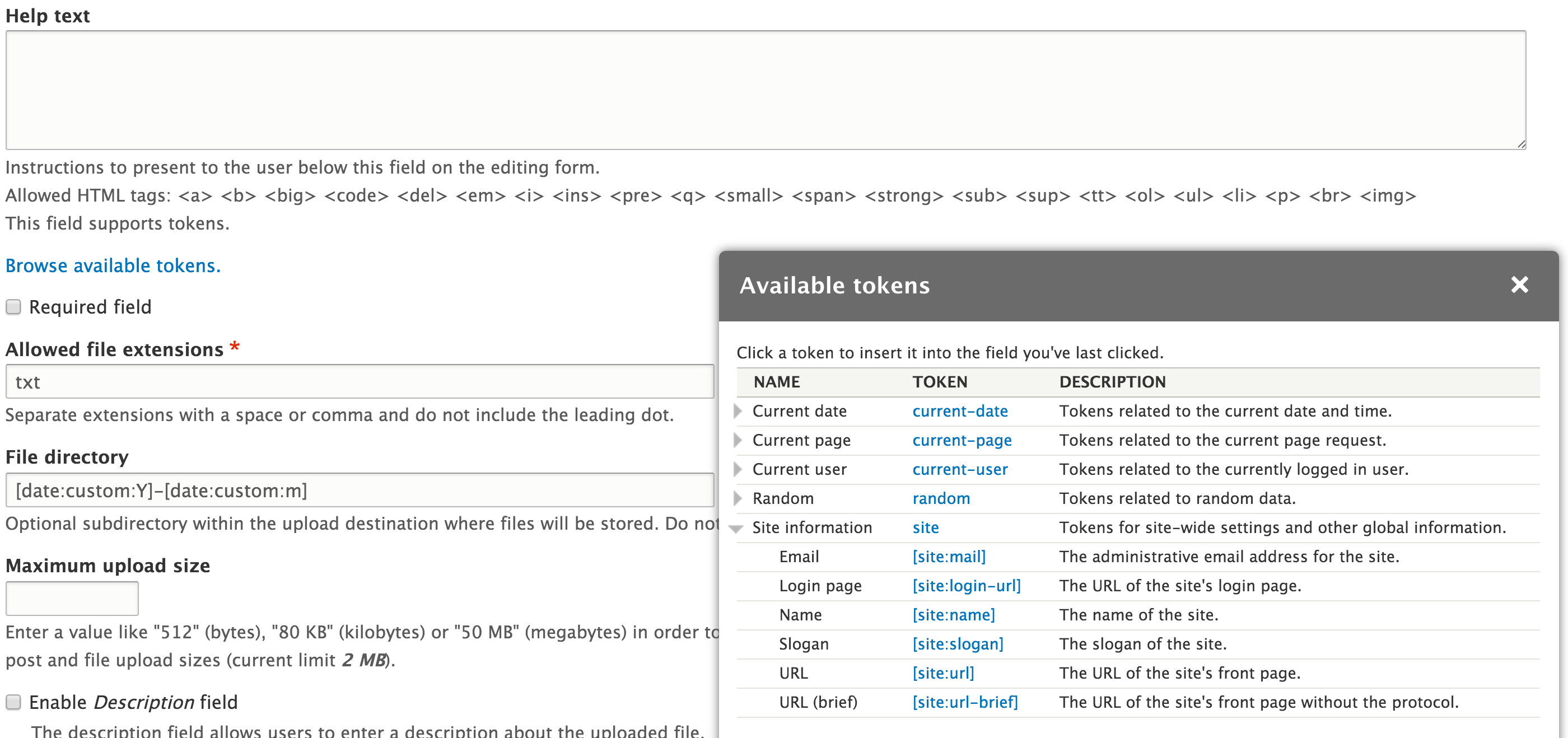 Add Drupal 8 token module issue info text to the token module homepage. [#2668222] | Drupal.org