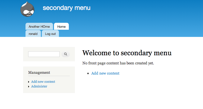 "Secondary menu" exists but is no longer the default source for the ...