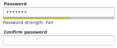 Redesign password strength indicator so it's less fragile [#2247049] | Drupal.org