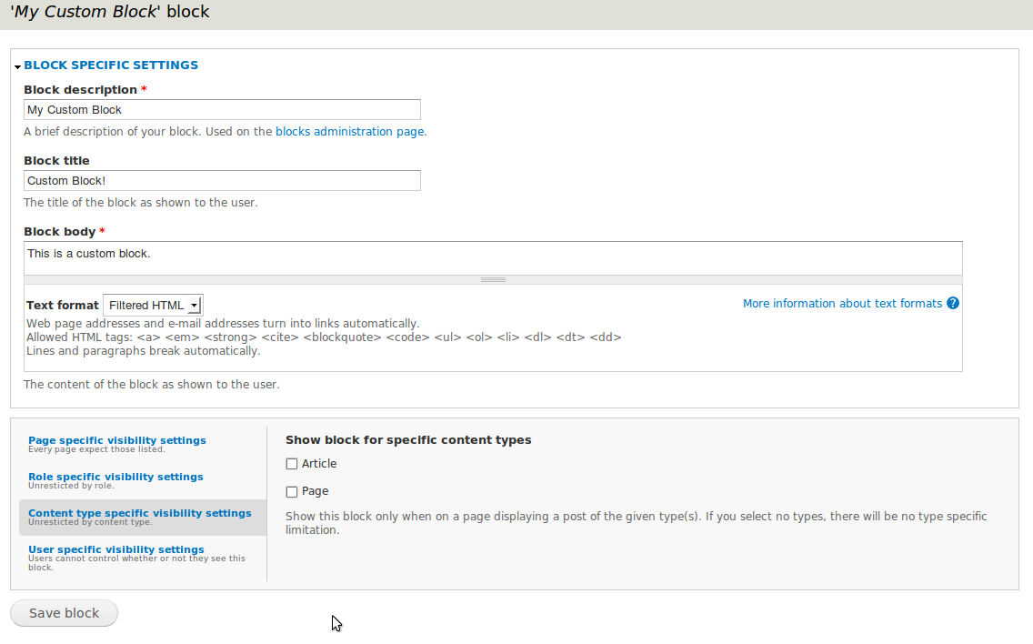 Vertical Tabs on block visibility settings [#556390] | Drupal.org