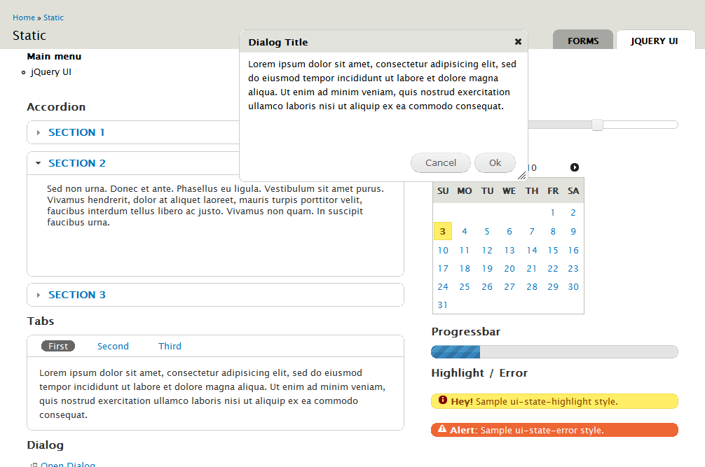 Give Seven a nice looking default jQuery UI theme [#614494] | Drupal.org