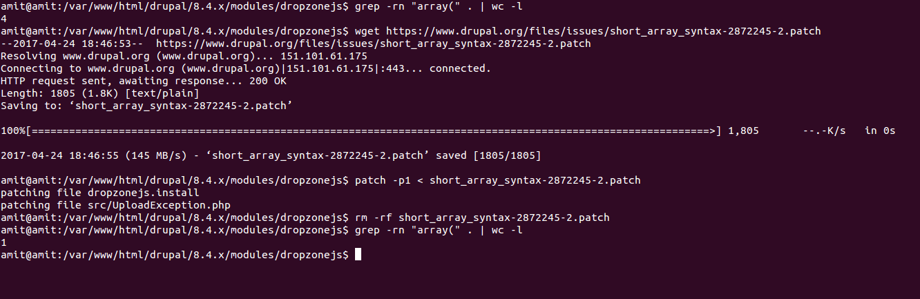Convert module to use short array syntax (new coding standard). [#2872245] | Drupal.org