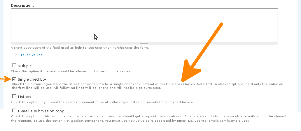 Creating a single checkbox [#264181] | Drupal.org