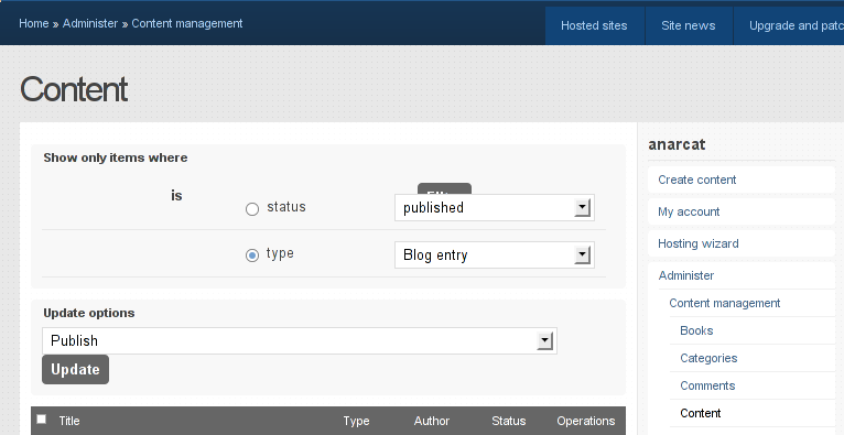 layout broken in content browser [#460658] | Drupal.org