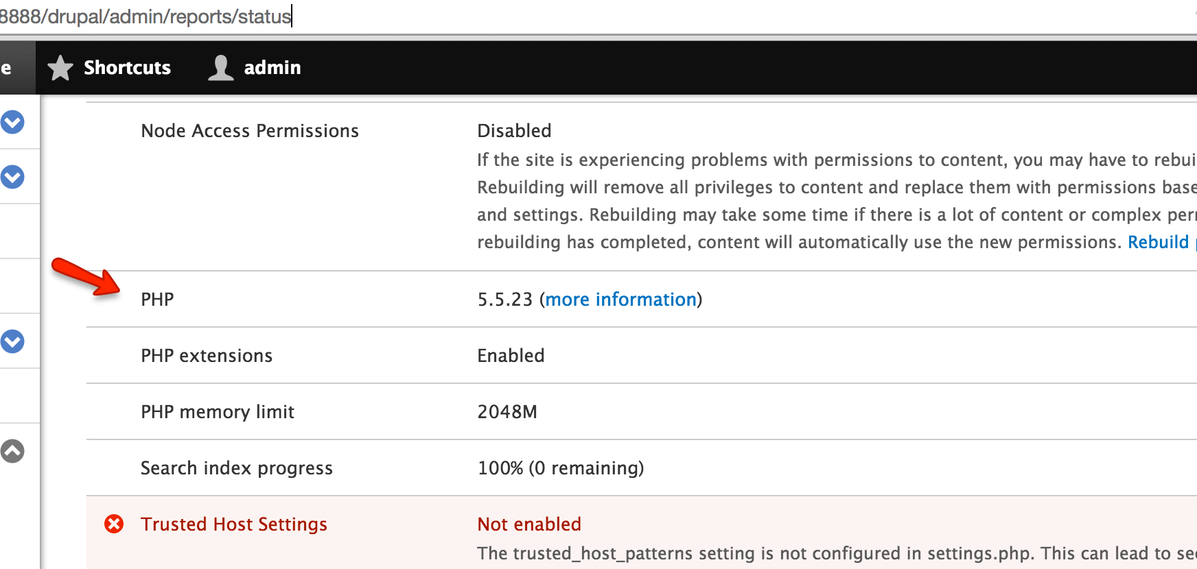 Remove system_requirements() SafeMarkup::set() use with 'value' key [#2551725] | Drupal.org