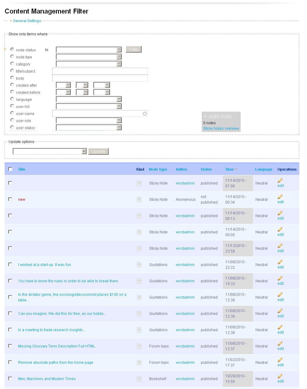 Sticky Note Title [#972878] | Drupal.org