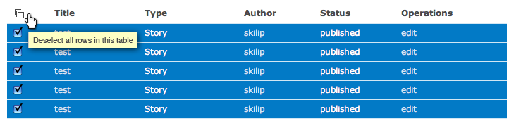 Text links for 'Select all/None/Invert' [#308468] | Drupal.org