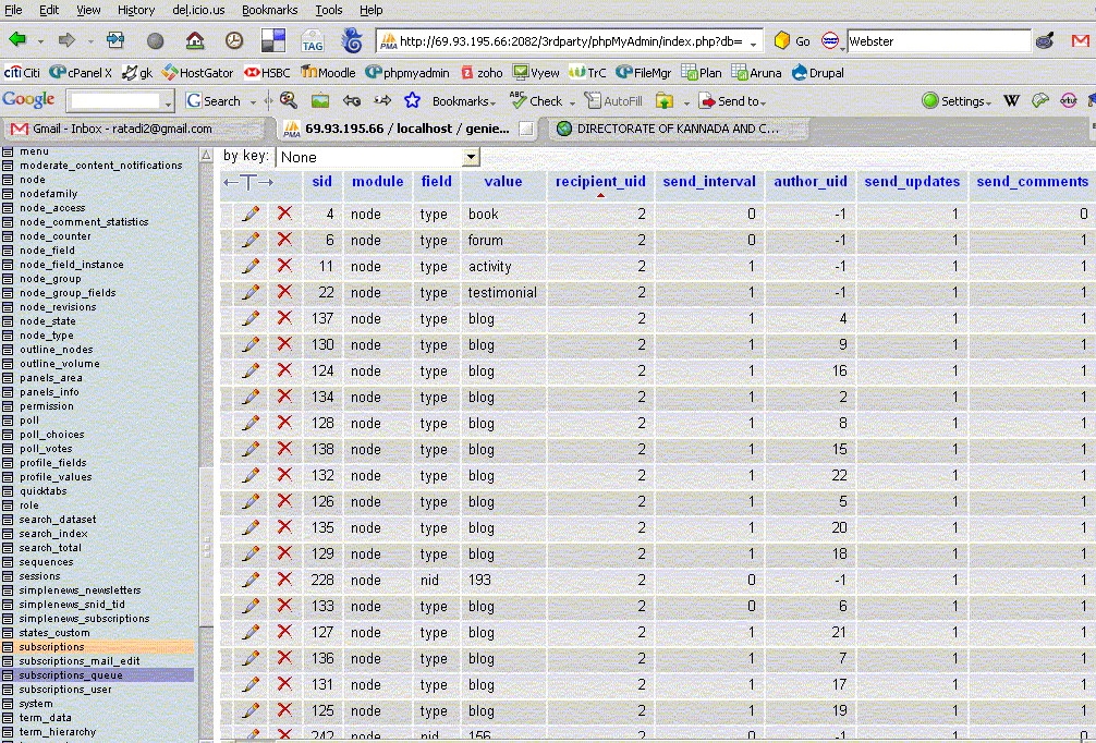 How to make Subscriptions send email [#216406] | Drupal.org