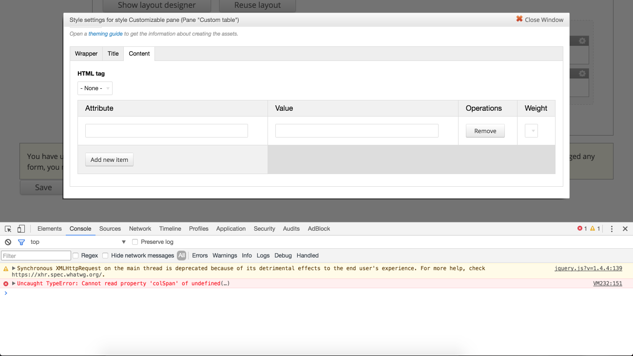 Drupal.tableDrag: column span calculated wrongly for custom column [#2836827] | Drupal.org