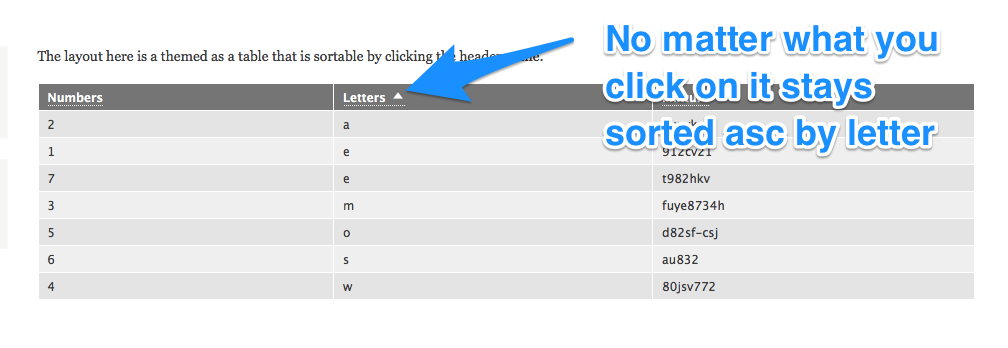 Tablesort Example nonfunctional for non-admin user [#2821742] | Drupal.org