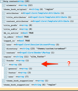 Setting array doesn't appear in template when template key is not set [#2854267] | Drupal.org