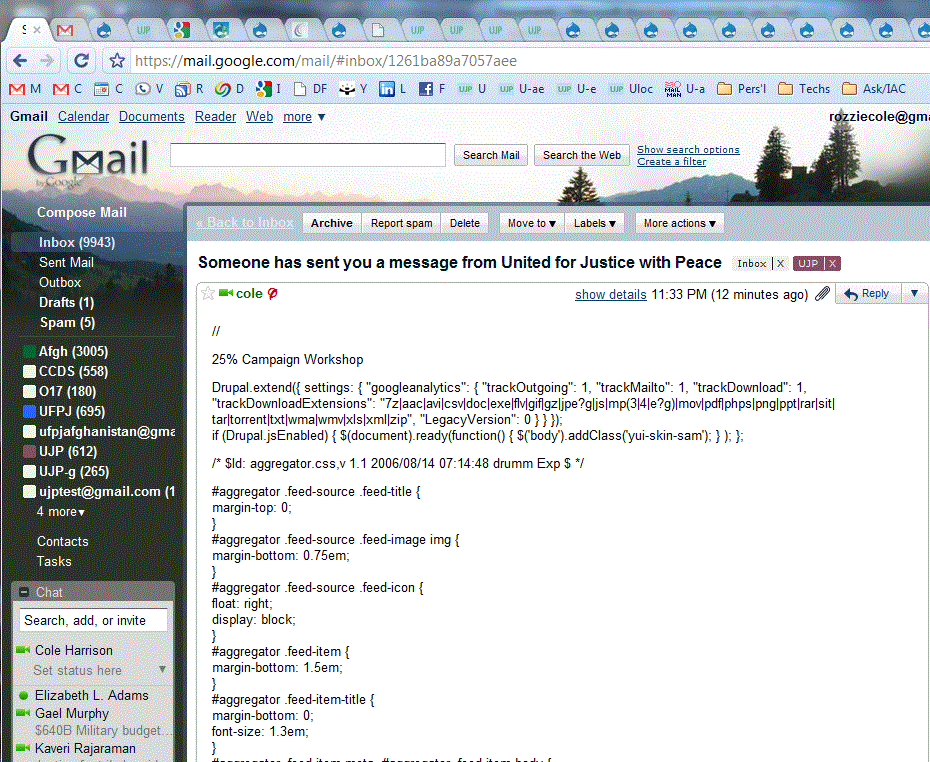 Email format includes extra CSS [#681092] | Drupal.org
