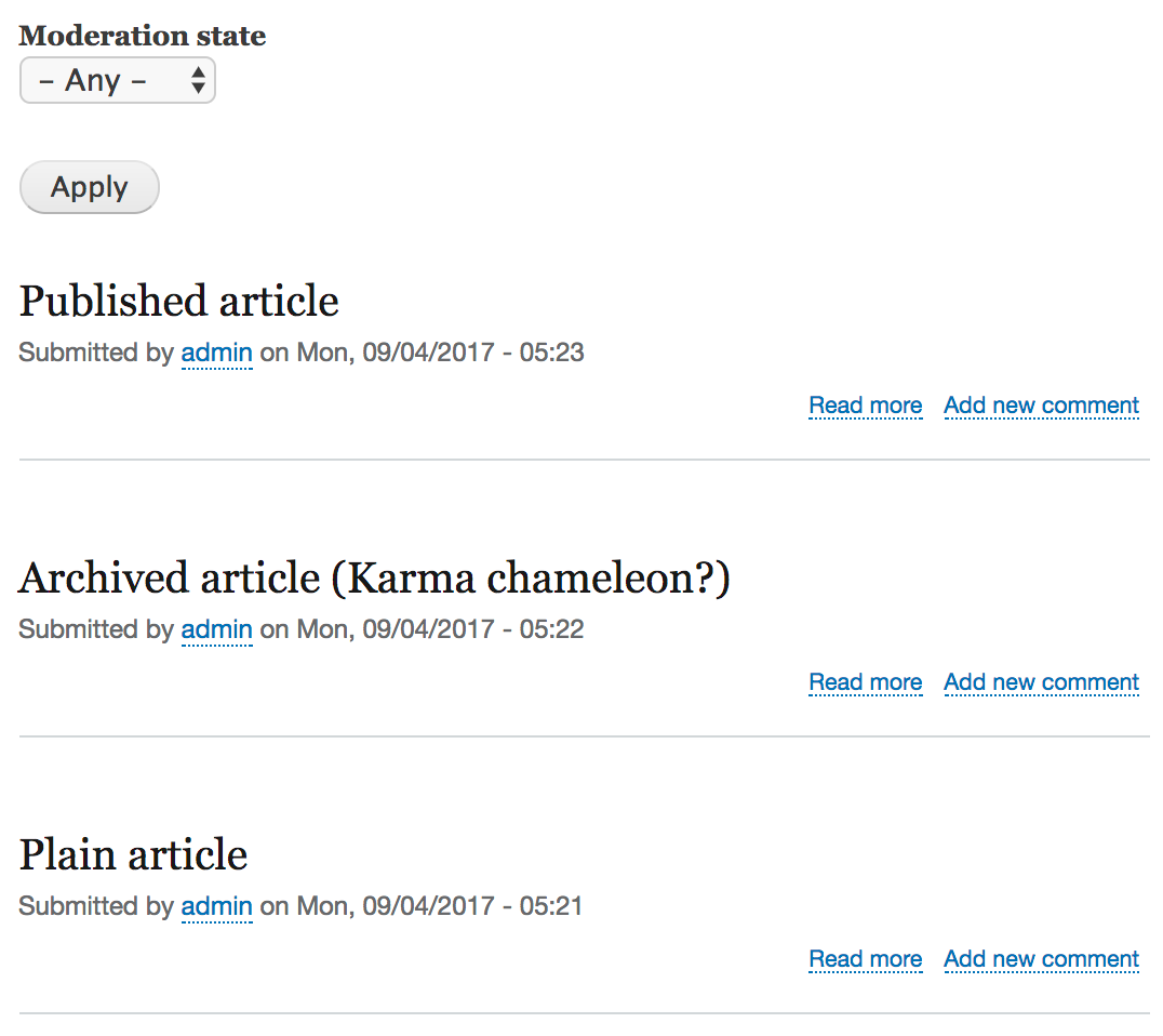 Provide useful Views filters for Content Moderation State fields [#2862041] | Drupal.org