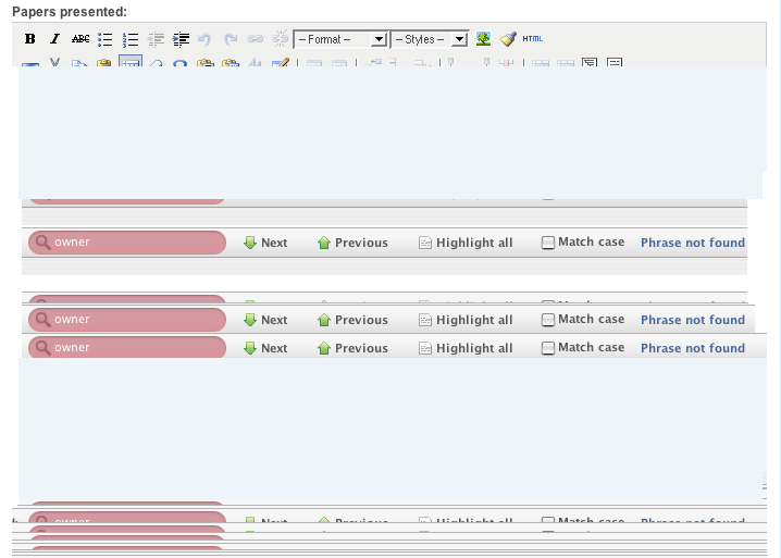 Rendering problems with multiple text areas through TinyMCE on edit page [#187678] | Drupal.org