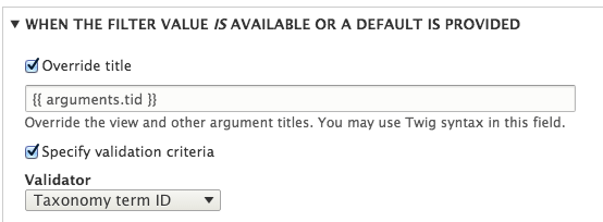 Argument validations doesn't set the block title anymore [#2361481] | Drupal.org