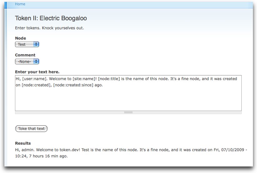 Add centralized token/placeholder substitution to core [#113614] | Drupal.org