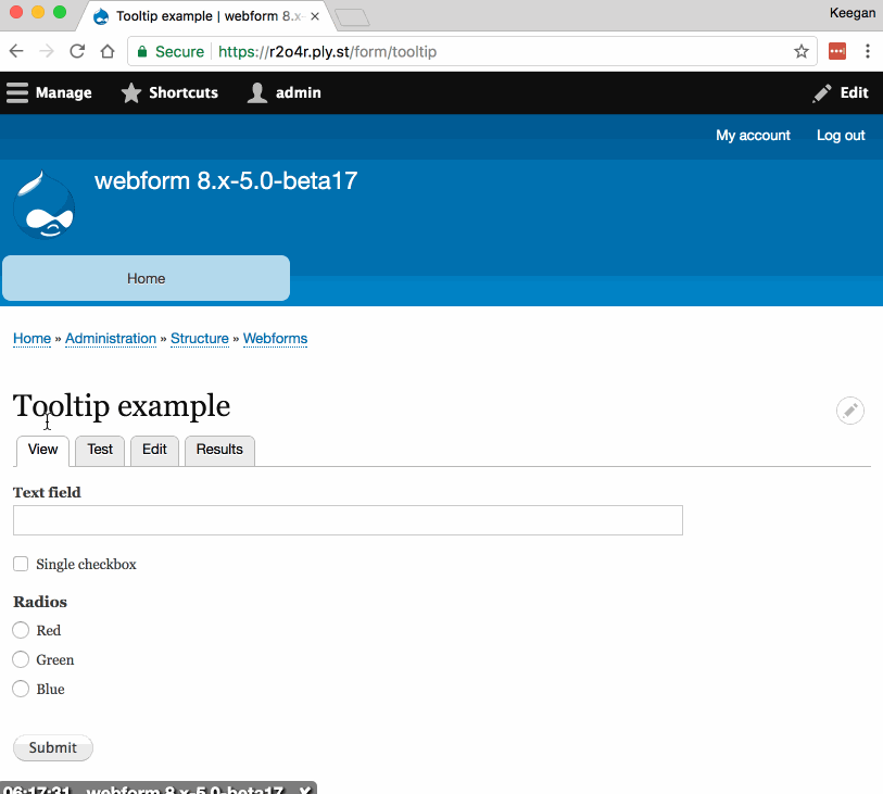 Tooltips do not display on radios [#2907179] | Drupal.org