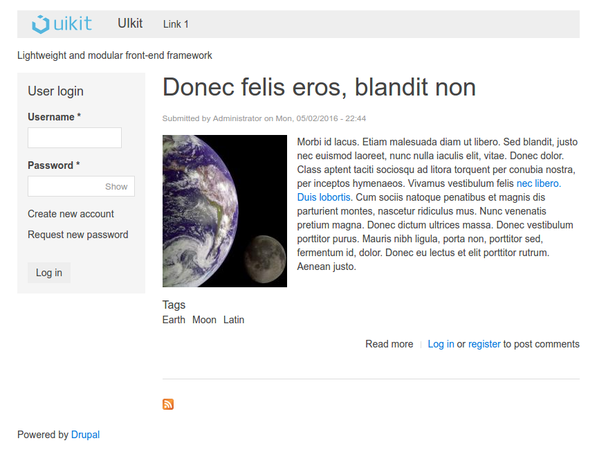 [D7] UIkit [#2846188] | Drupal.org