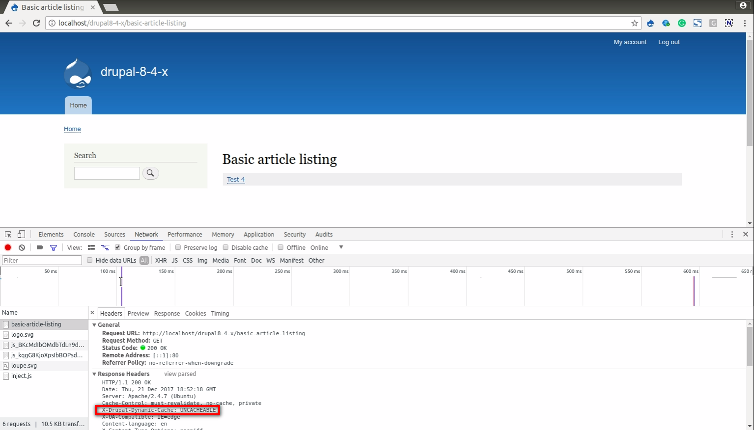 Views Table style plugin breaks dynamic cache [#2932083] | Drupal.org