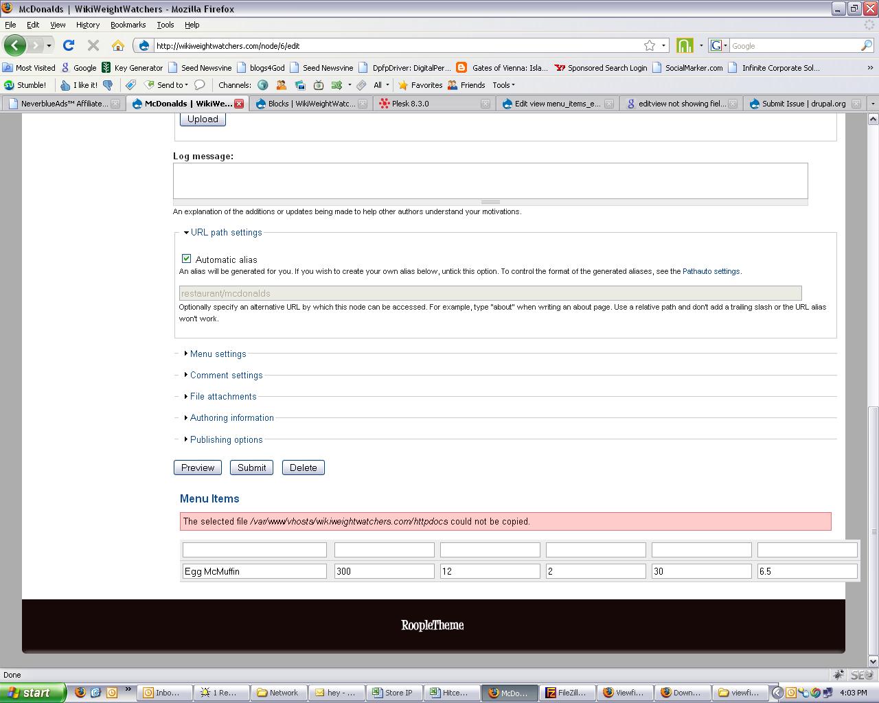 Field Labels not displaying in EditView table [#308876] | Drupal.org