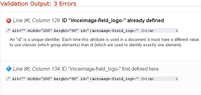 ID "imceimage-fiel_logo" already defined [#325037] | Drupal.org