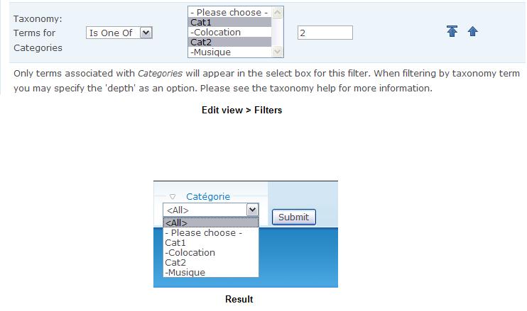 Depth in taxonomy filter [#280731] | Drupal.org