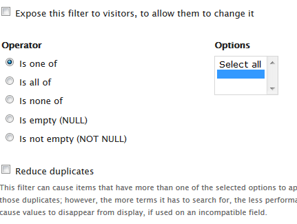 Boolean Filter with, "default values will be used" of field [#2214889] | Drupal.org