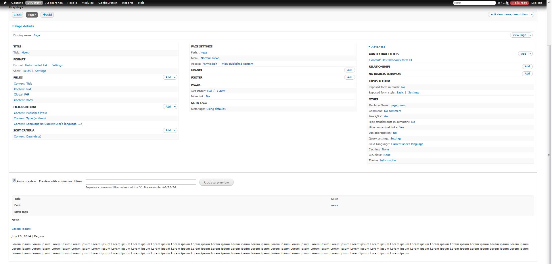 Page - pagination missing [#2325279] | Drupal.org
